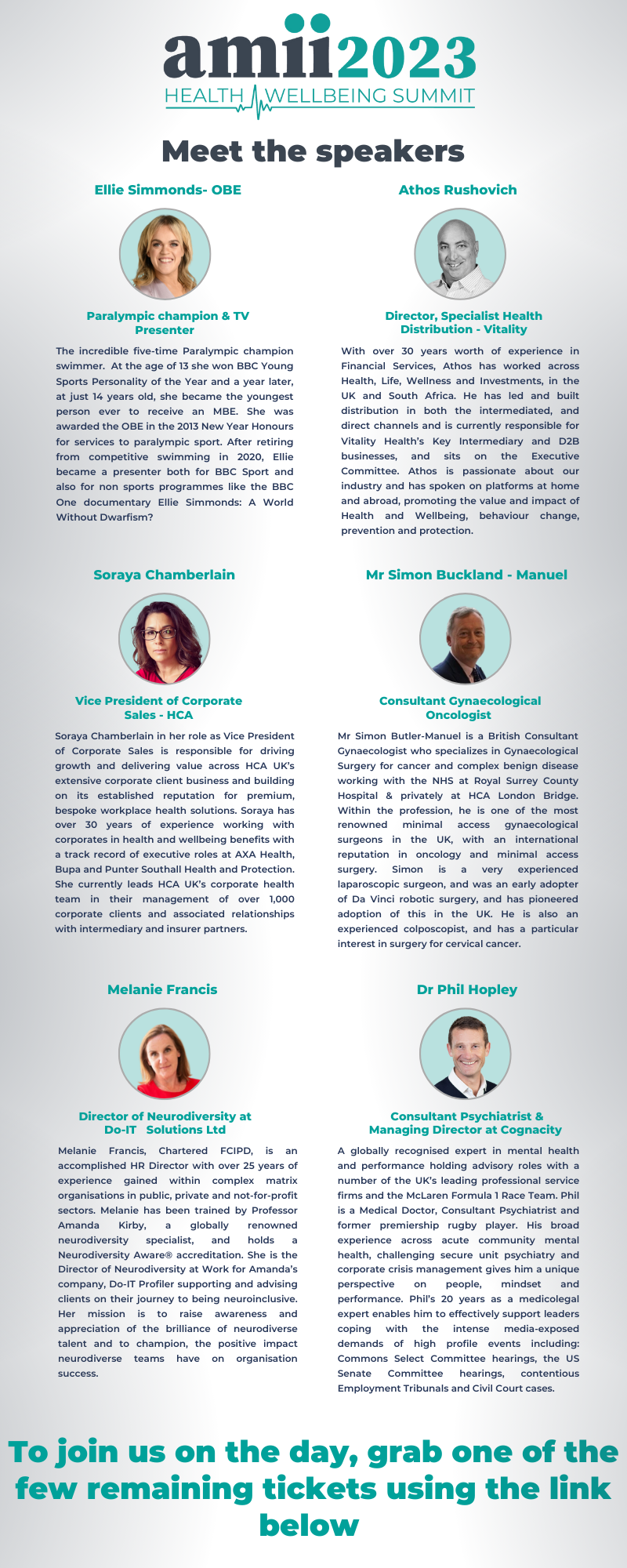 2023 Health & Wellbeing Summit - amii